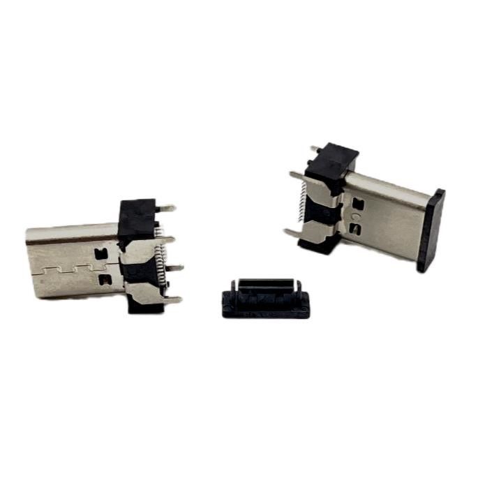 5amp Smt Socket Female Usb Pcb Connector Type C Female Connector For Mobile Charging
