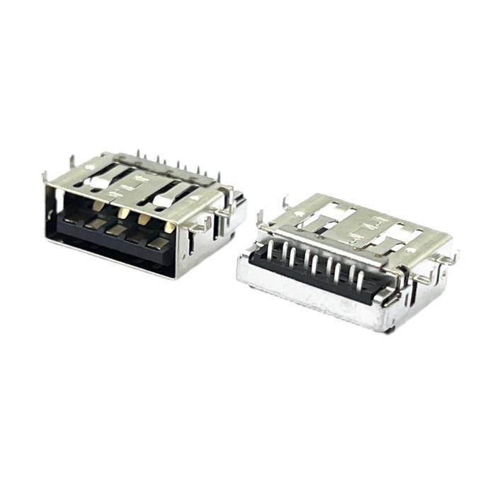 PA9T Black USB3.1 A Mini Usb Female Jack Socket SMT DIP Soldering 9Pin