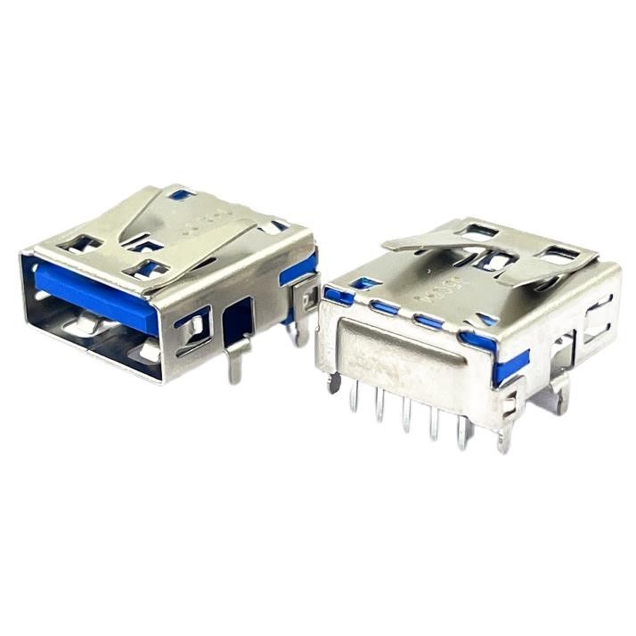 Pa9t Blue Usb31 A Female Std Mini Usb Connector Socket Pcb L1494mm