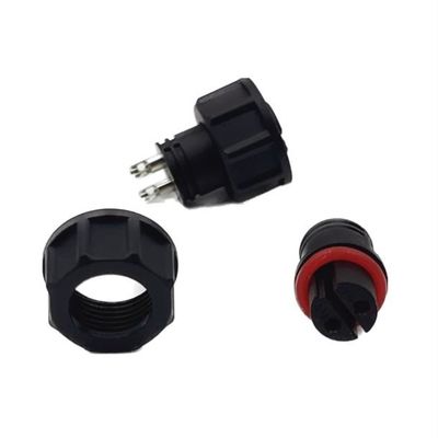 M13 2-Pin Male Female Connector Waterproof Bulkhead Connector for Cable